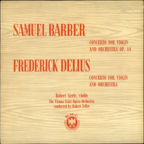 Samuel Barber Concerto For Violin And Orchestra Op 14 Concerto F