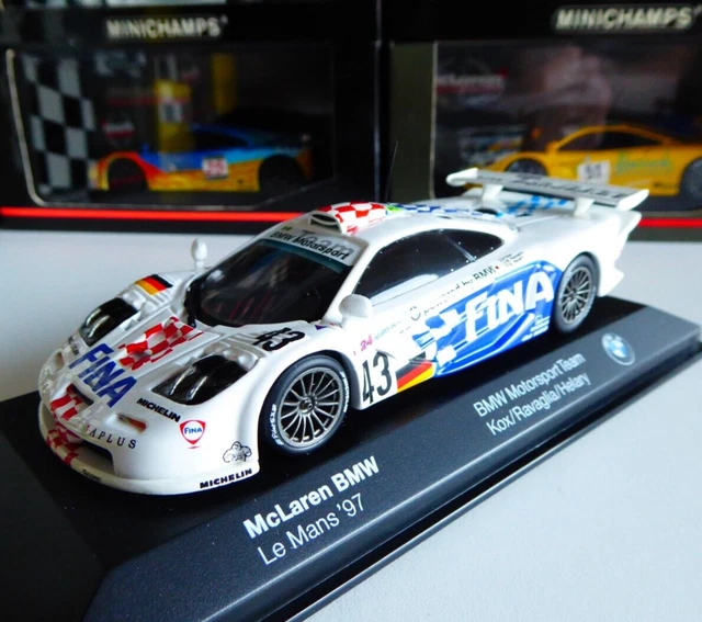 1/43 MINICHAMPS MCLAREN F1 GTR BMW Motorsport FINA 24 Hrs Le Mans 1997 Dealer Ed EUR 95,00 ...