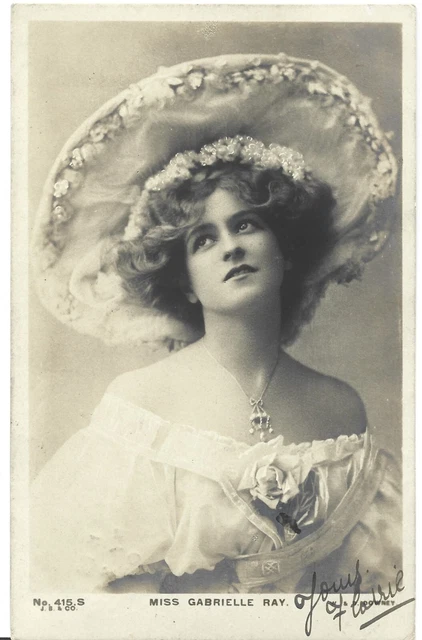 MISS GABRIELLE RAY , Edwardian Actress, Glamour, Postcard EUR 4,10 - PicClick IT