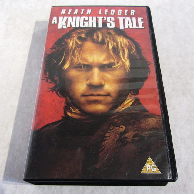 A KNIGHT'S TALE ~ old VHS video cassette ~ Heath Ledger, Mark Addy ...