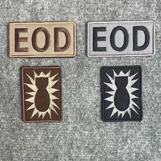 US ARMY 52ND Ordnance Group EOD Embroidered Morale Patch for UBACS ...