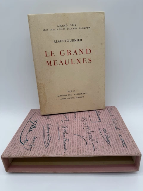 LE GRAND MEAULNES d’Alain Fournier 1958. Édition numérotée. Coffret. Ed. Sauret EUR 70,00 ...