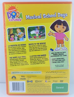 DORA THE EXPLORER Musical School Days Nickelodeon Kid Dvd 97 min 2009 ...