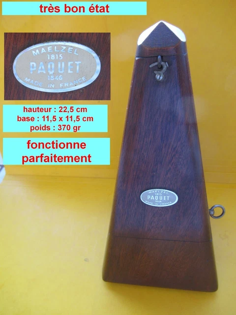 ANCIEN MÉTRONOME MAELZEL PAQUET 1815 / 1846 EUR 20,00 - PicClick FR