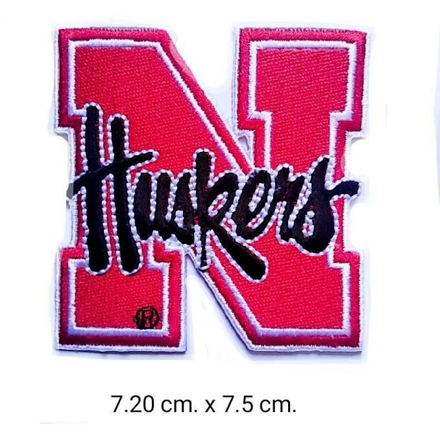 NEBRASKA CORNHUSKERS NCAA logo for patch iron and sewing on Clothes £2. ...