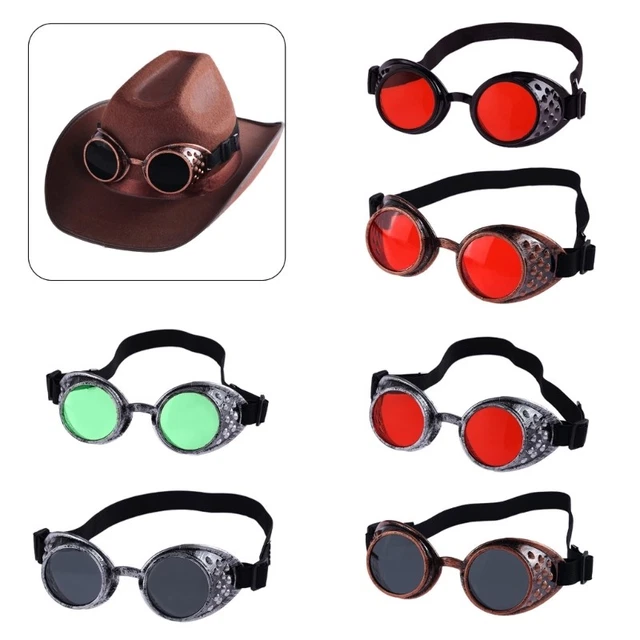 STEAMPUNK CYBERS GOGGLES Glasses Victorians Goggles Halloween Cosplays ...
