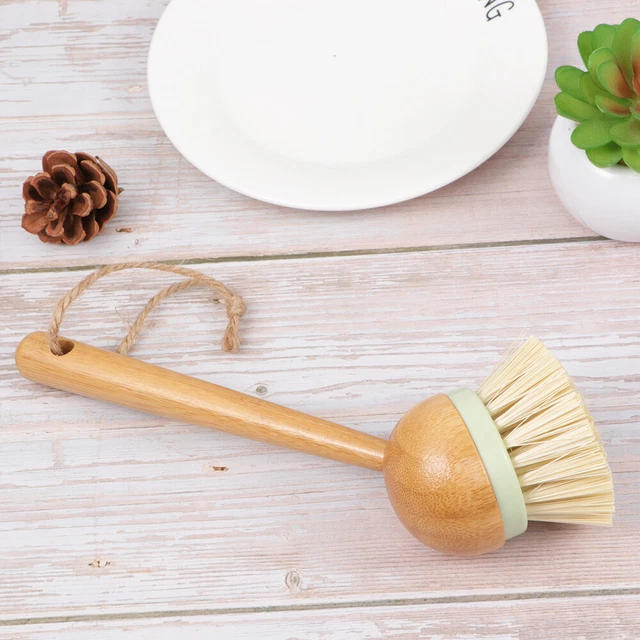 LONG HANDLE DISH Scrubber Kitchen Cleaning Brush Japanese-style EUR 7 ...