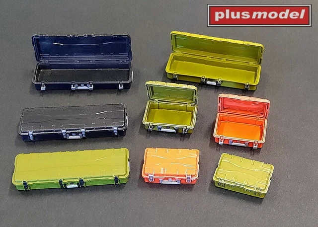 PLUS MODEL 1/32 Tool Boxes Low (4x open, 4x closed) $11.15 - PicClick AU