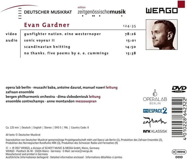 EVAN GARDNER: GUNFIGHTER Nation (DVD) Baba Opera Lab Berlin EUR 20,80 ...