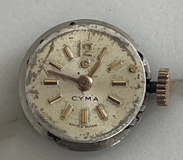 MAQUINARIA DE RELOJ Movimiento Mecanico Manual Cyma Calibre R300.1 EUR ...