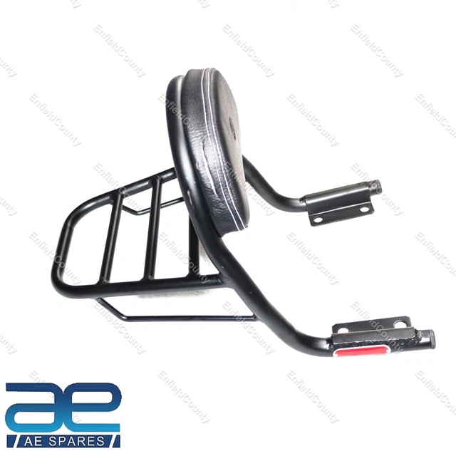 FOR ROYAL ENFIELD Interceptor 650 Rear Luggage Rack & Back Rest With ...