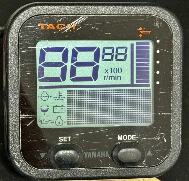 -NEW LCD- YAMAHA Marine 6Y8-8350T-01-00 , Command Link Square ...