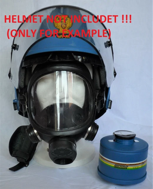GAS MASK FOR ITALIAN RIOT HELMET for POLIZIA - RARE & ORIGINAL – £185. ...