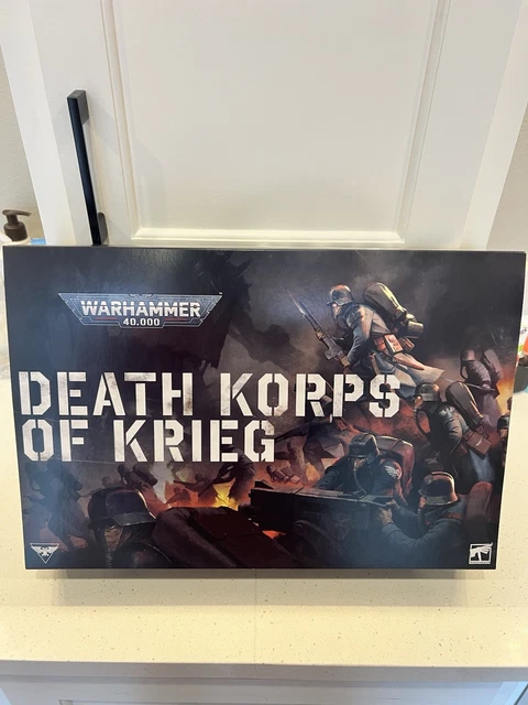 WARHAMMER 40K DEATH Korps of Krieg Army Box Set Complete 90% On Sprue ...