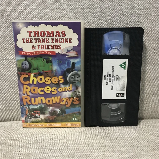 THOMAS THE TANK Engine & And Friends - VHS Video - Chases, Races And ...