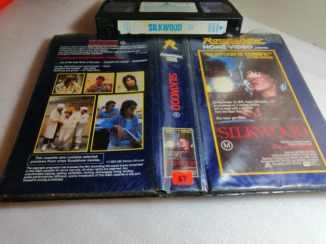 SILKWOOD: MERYL STREEP - RARE 1983 Australian Roadshow Vhs 1st Issue - BIO/DRAMA $49.95 ...