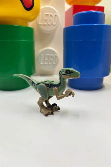 LEGO JURASSIC WORLD - Vélociraptor Blue Minifigure Dino Très Bon État ...