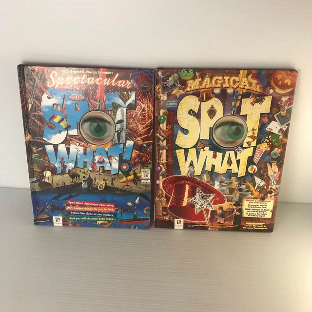 SPOT WHAT! BOOKS Magical + Spectacular Nick Bryant Hardcover Bundle x 2 ...