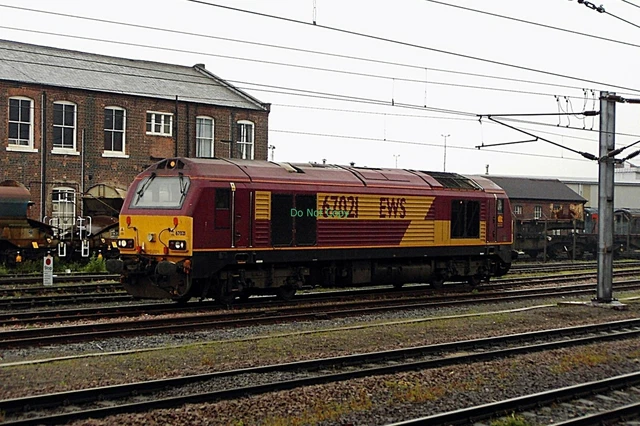 C3 6X4 GLOSSY Photo EWS Class 67 67021 @ Doncaster (2) £1.00 - PicClick UK