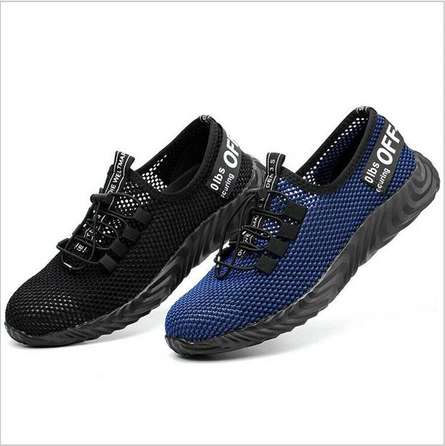 LIGHTWEIGHT SAFETY SHOES Mens/Womens Steel Toe Cap Work Boots Trainers ...