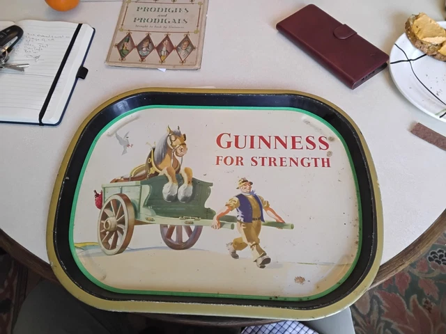 GA/WT/307 ORIGINAL Vintage Guinness For Strength Tray Guiness Guinnes ...
