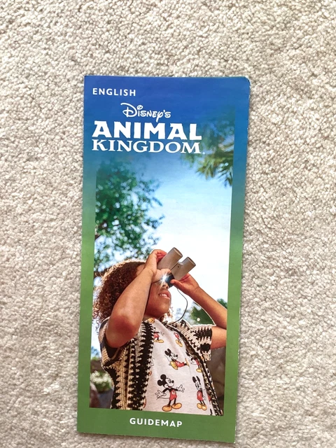 DISNEY ANIMAL KINGDOM Theme Park Map 2025 - Walt Disney World £2.24 ...