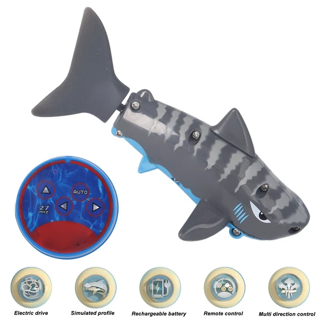 GRAY MINI REMOTE Control Toy Electric RC Pool Toy For Kids Chil SG £13. ...