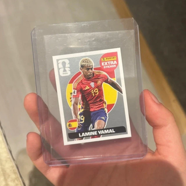 PANINI FIFA WORLD Cup 2026 Extra Sticker Lamine Yamal Spain Player ...
