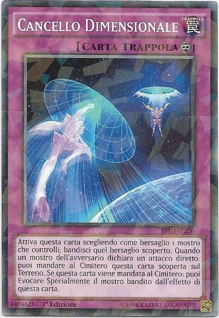 YU-GI-OH! BP03-IT226 CANCELLO Dimensionale Shatterfoil The Real_Deal ...