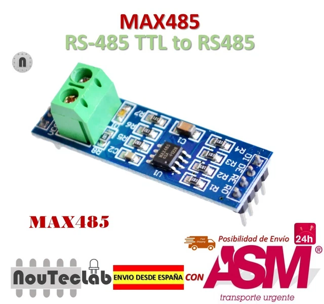MAX485 MODULE RS-485 TTL to RS485 MAX485CSA Converter Module for ...