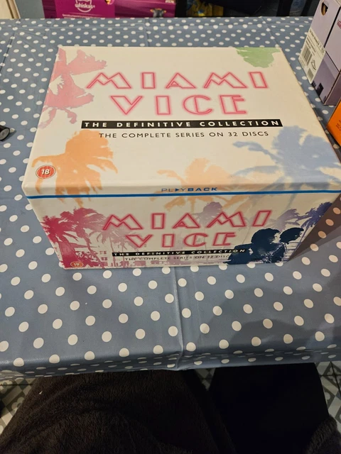 MIAMI VICE DVD Box Set - Definitive Collection. The Complete Series on 32 Discs £50.00 - PicClick UK