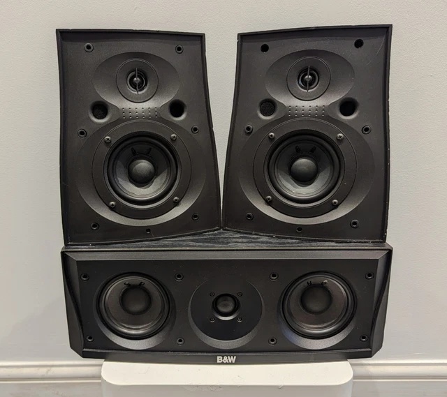BOWERS & WILKINS CC3 Centre Speaker and Two B & W Solid Solutions S100 Speakers £52.72 - PicClick UK