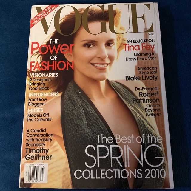 VOGUE MAGAZINE - March 2010 - Tina Fey - VG $30.00 - PicClick CA