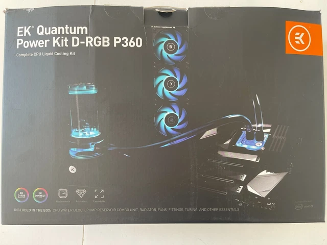 EK-QUANTUM POWER D-RGB P360 High Performance Watercooling Kit £21.04 ...