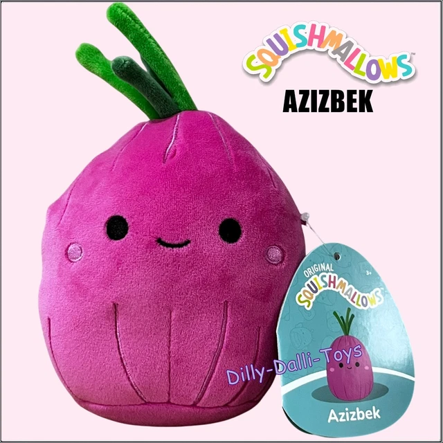 SQUISHMALLOWS AZIZBEK THE Red Onion Plushie 5" Soft Plush Toy Rare ...