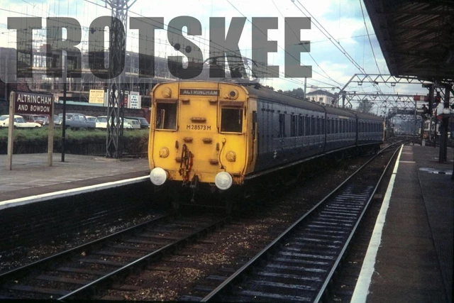 35MM SLIDE BR British Rail Electric EMU Class 506 M28573M Altrincham ...