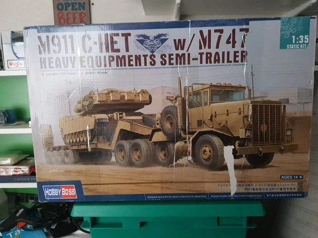 HOBBYBOSS 1/35 M911 C-HET w/M747 Heavy Trailer # 85519 EUR 88,57 ...