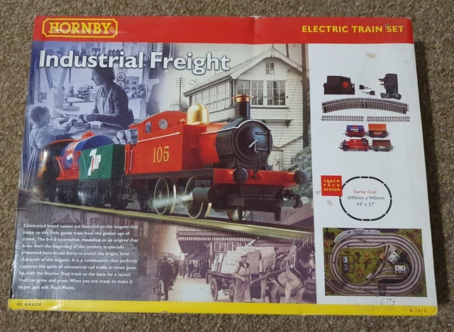 HORNBY R1015 INDUSTRIAL Freight Electric Train Set £70.00 - PicClick UK