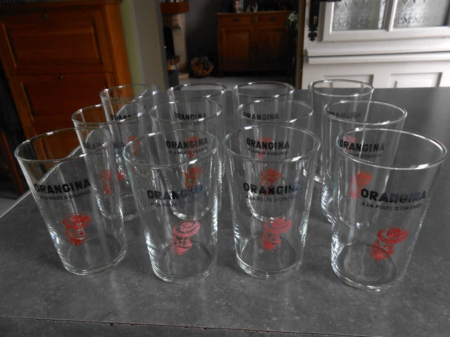 LOT DE 12 Anciens Verres Publicitaires "Orangina" EUR 10,00 - PicClick FR