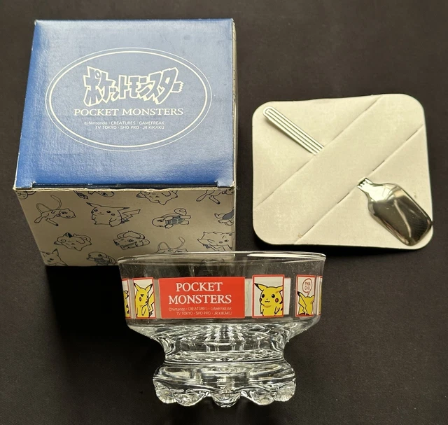 RARE VINTAGE POKÉMON Pikachu Dessert Set Mew Squirtle Charmander ...