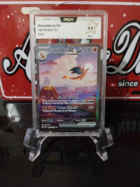 CARTE POKEMON 151 Dracaufeu Ex 199/165 Secrete Alternative Grader Pca 9 ... CARTE POKEMON 151 Dracaufeu Ex 199/165 Secrete Alternative Grader Pca 9 ...