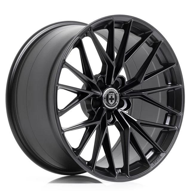 19& HRE FF28 Black Forged Concave Wheels Rims Fits Volkswagen MK6 Golf ...