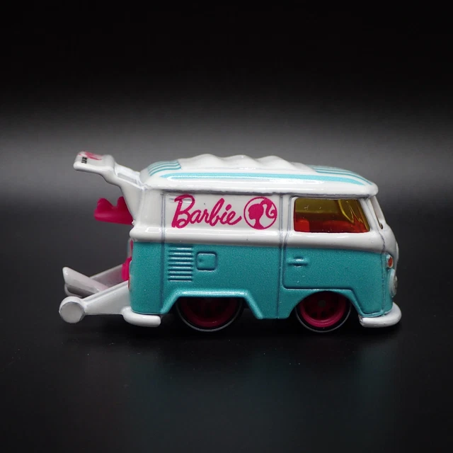 VW VOLKSWAGEN KOOL Kombi Mini Bus Van Barbie Rare 1:64 Scale Voiture ...