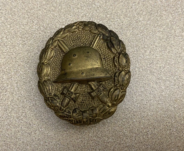 WW1 WWI IMPERIAL German Army Military BWB Black Wound Badge Pin Back ...