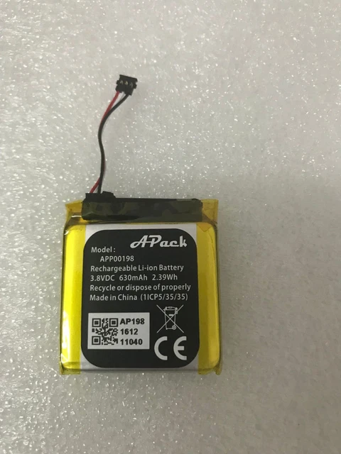 GENUINE LI-ION RECHARGEABLE Battery Akku For Apack APP00198 630mAh 3.8V ...