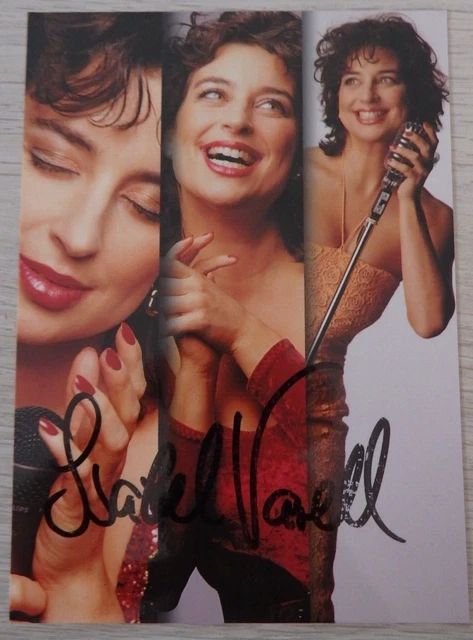 AUTOGRAMM DEUTSCHE SÄNGERIN und Schauspielerin Isabel Varell (115697) EUR 3,99 - PicClick DE