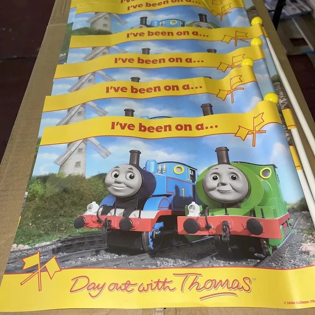 10X THOMAS THE Tank Engine Flags Children's Birthday Party - UK Seller ...