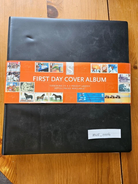 NEW CONDITION FIRST Day Cover Album, 15 pages, 30 sides, 60 pockets ...