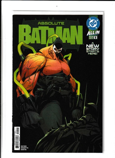 ABSOLUTE BATMAN #9 (2025) 1st Appearance of Absolute Bane & Dick ...