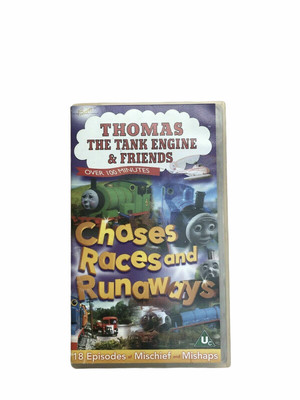 THOMAS THE TANK Engine Friends Chases Races Runaways VHS Video 18 ...